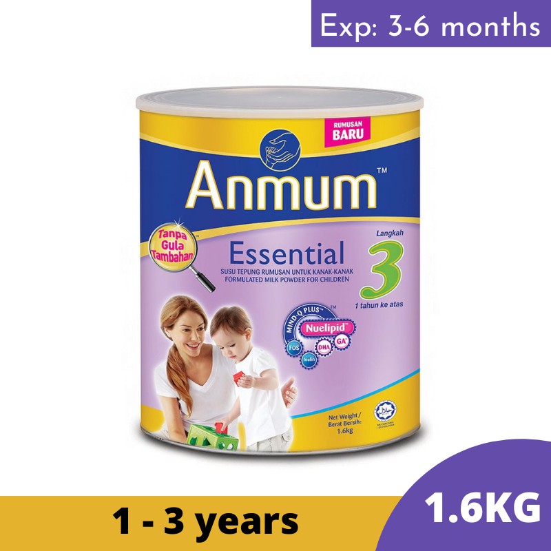 Anmum Essential Step 3 Formula Milk Powder 1.5kg | Shopee Malaysia