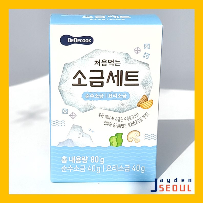[BeBeCook] Baby's First Salt Set : sun-dried salt (Snow Salt 40g ...
