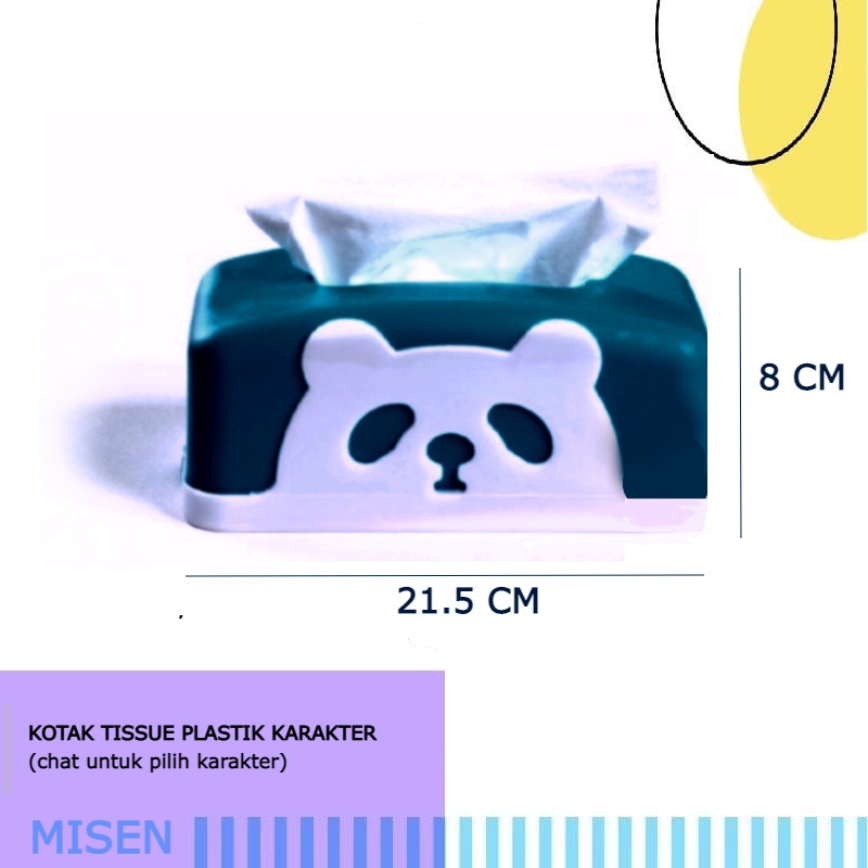 MERAH Tissue Box/Character Tissue Box/Pink Plastic Tissue Box | Shopee ...