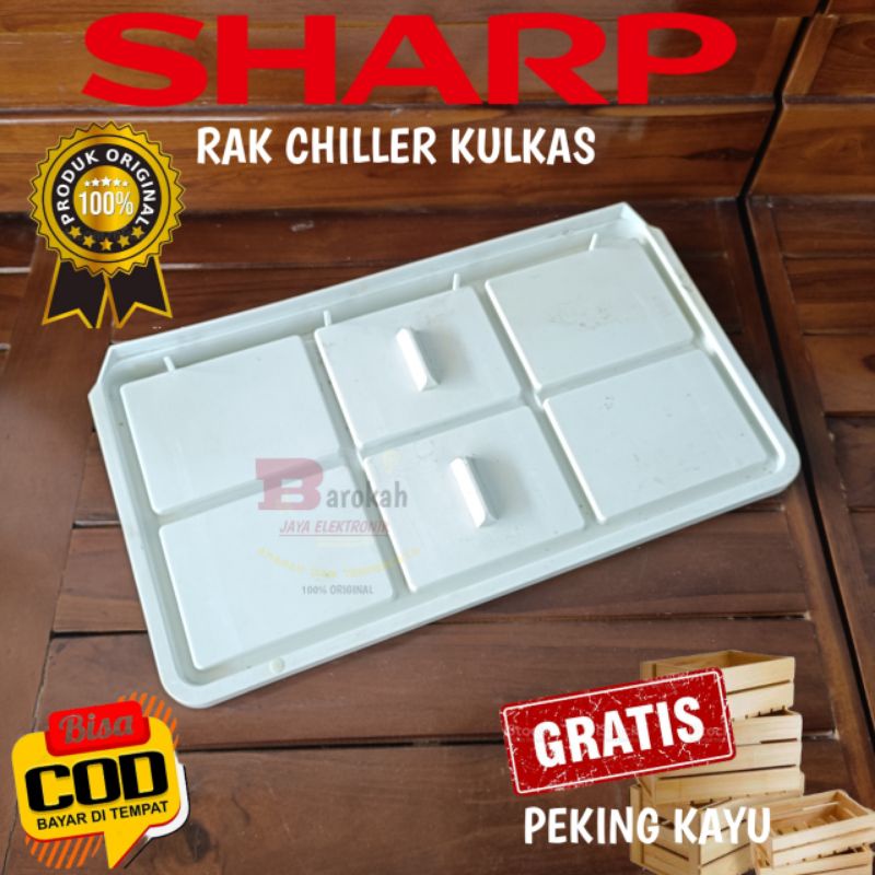 Sharp REFRIGERATOR CHILLER RACK ORIGINAL OLD TYPE WATER STORAGE RACK ...