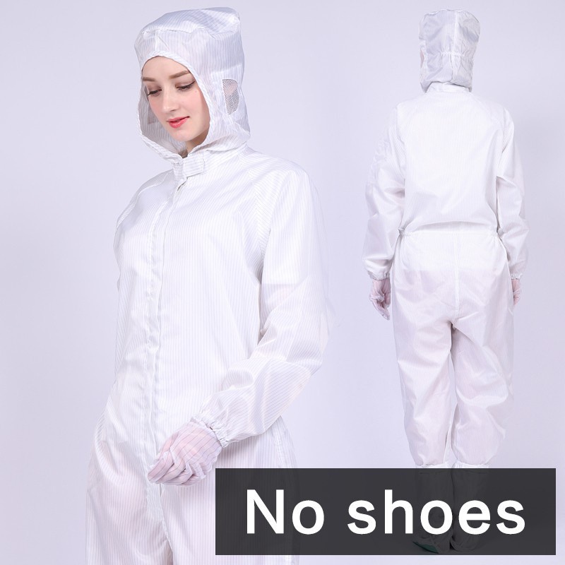 Clean Room Overall with Pocket Coverall ESD PPE Suit Washable Reusable ...