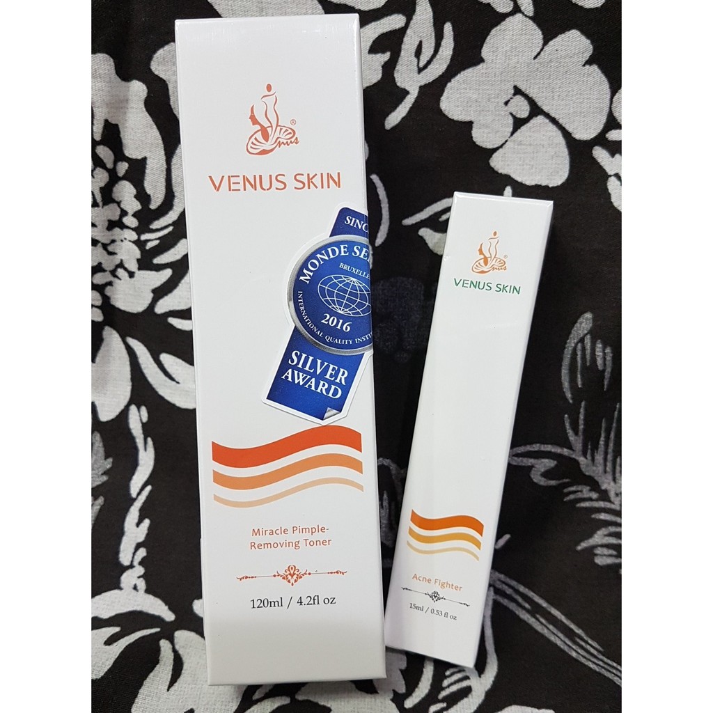 Venus Skin Acne Double Kill Group Metabolic Water 120ml+Acne Cream 15ml ...