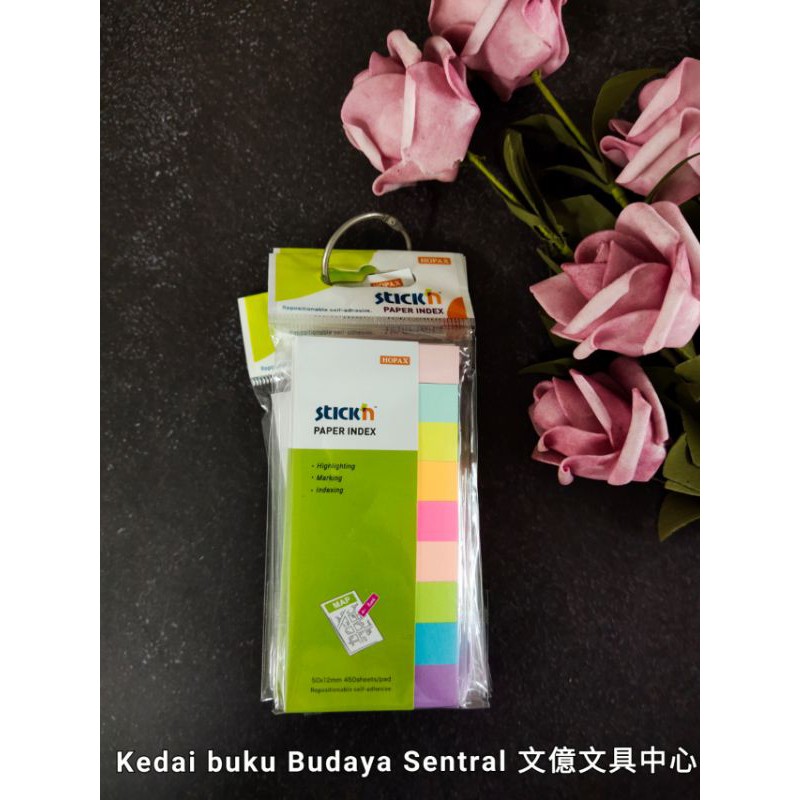 Hopax STICK'N paper index | 现货 ready stock | Shopee Malaysia