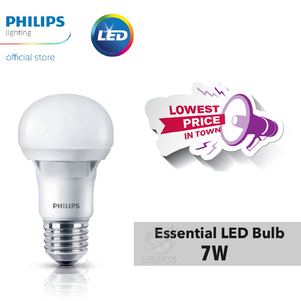 Philips Essential 7W LED Bulb E27 (Cool Daylight) | Shopee Malaysia