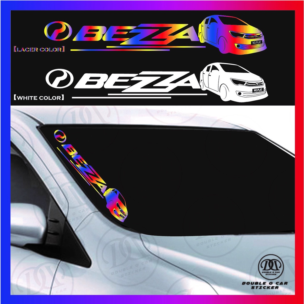 [Ready Stock]Perodua Bezza font&shape winscreen sticker KI00388(PM ME ...