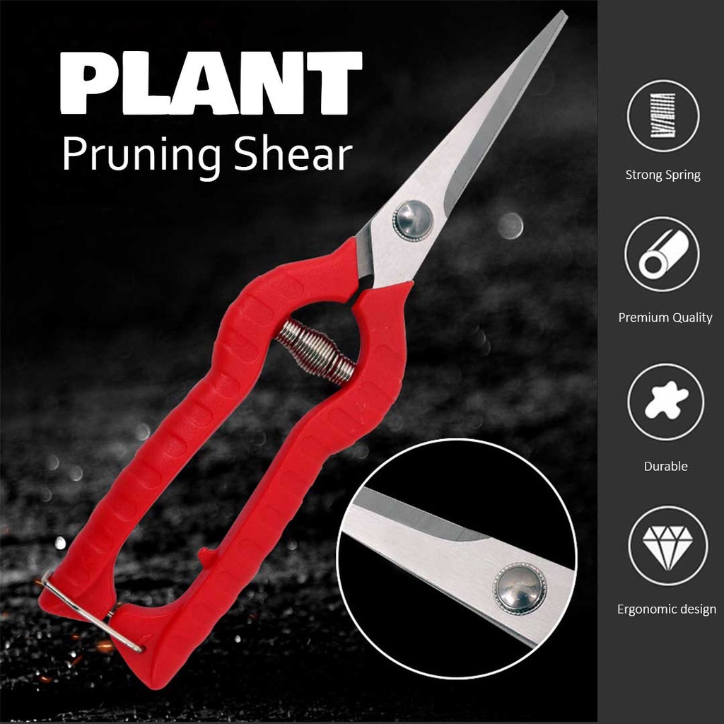 Blade Garfting Trimming Tool Gunting Dahan Kebun Plant Pruning Shear ...