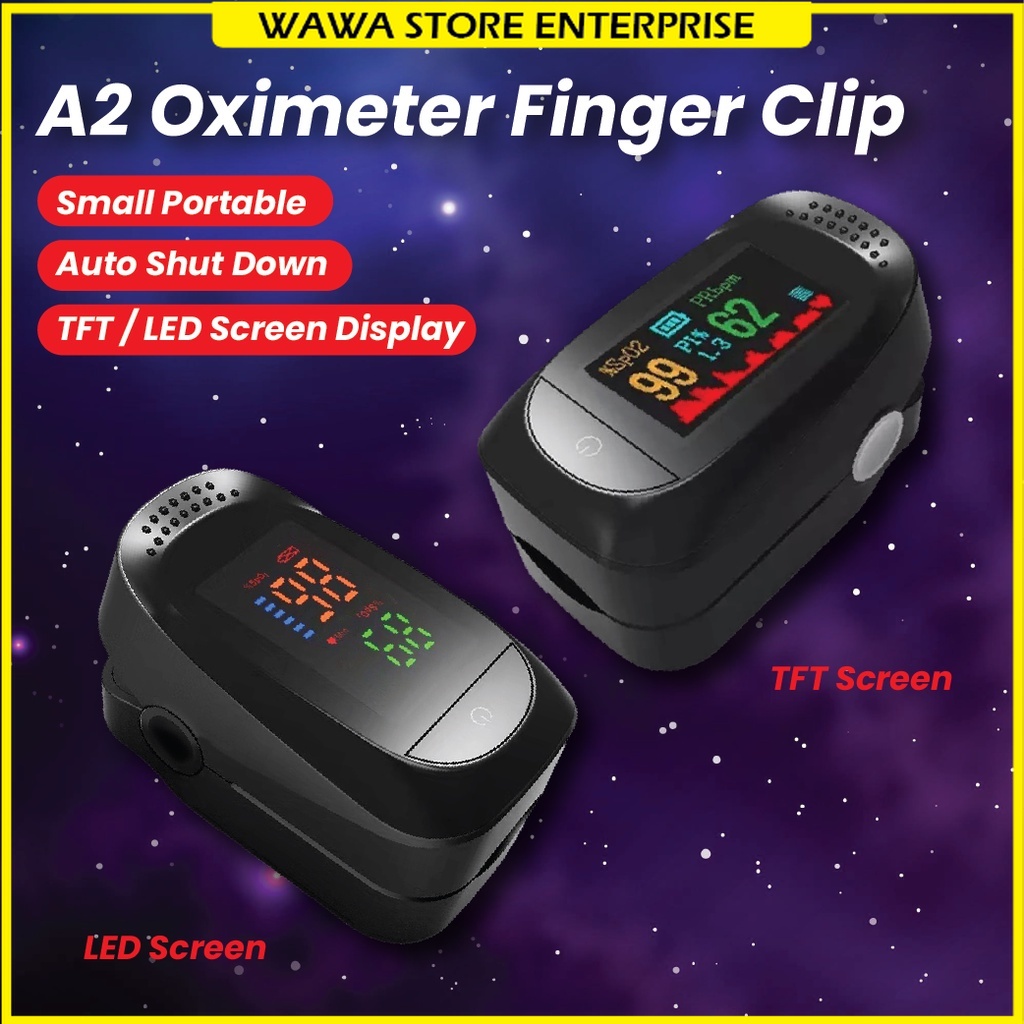 Ready Stock Oximeter TFT A2 Oximeter Monitor Finger Fingertip Pulse ...