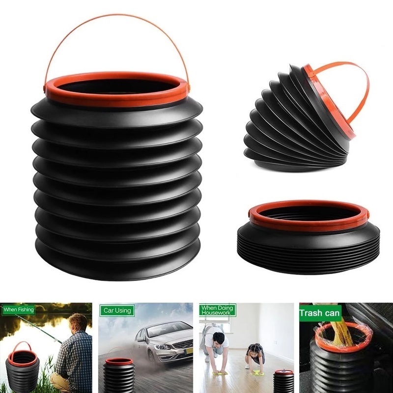 1 Pcs 4L Universal Portable Waterproof Car Water Storage Buckets ...