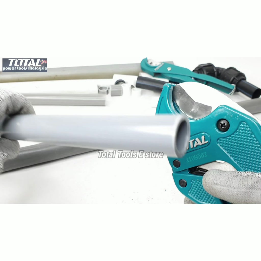 TOTAL Pipe Cutter [Quick Release function ] For PVC / UPVC / PP-R ...