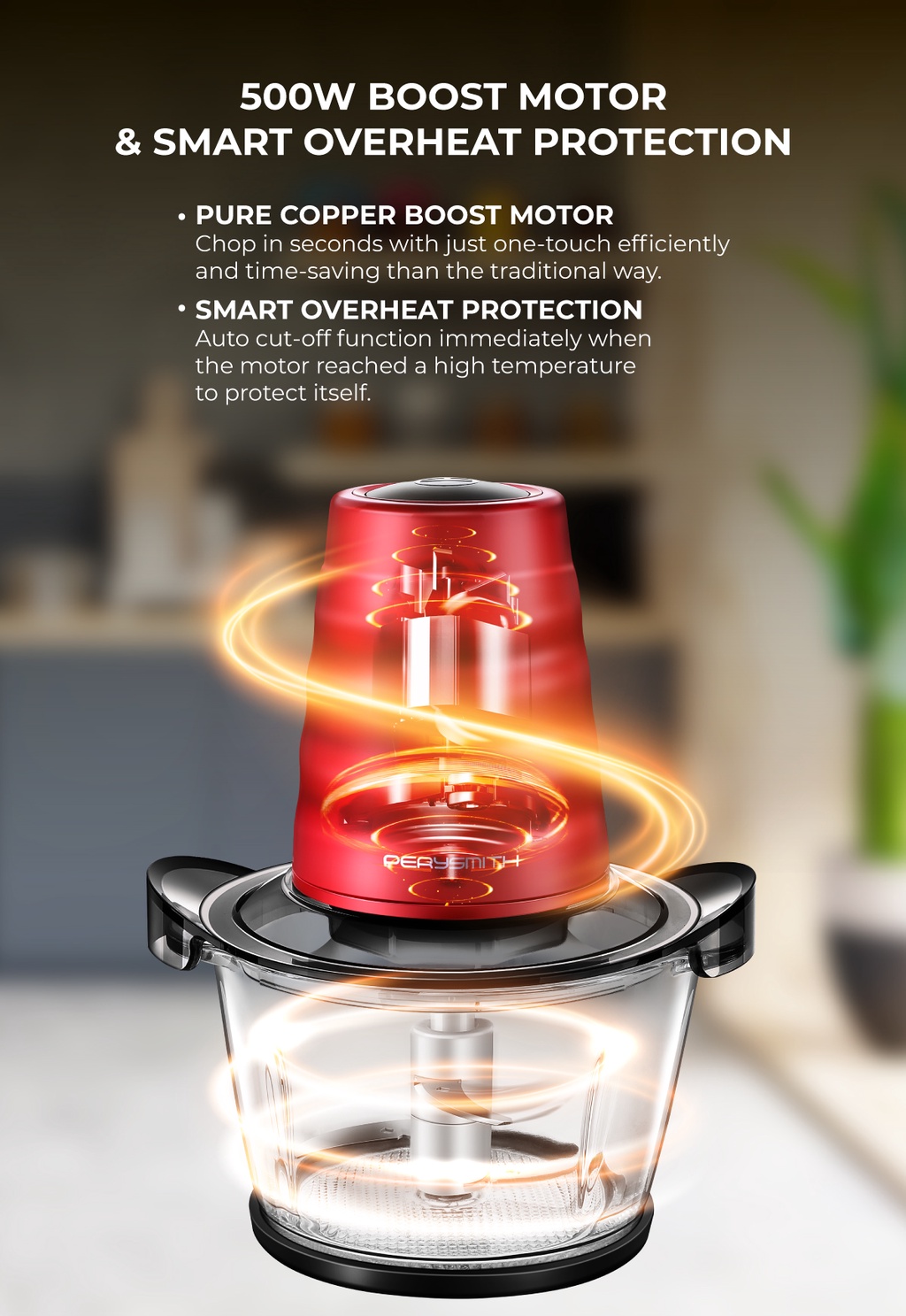 PerySmith 2 In 1 Multi Chopper Easy Cooking Series PS820 | Shopee Malaysia