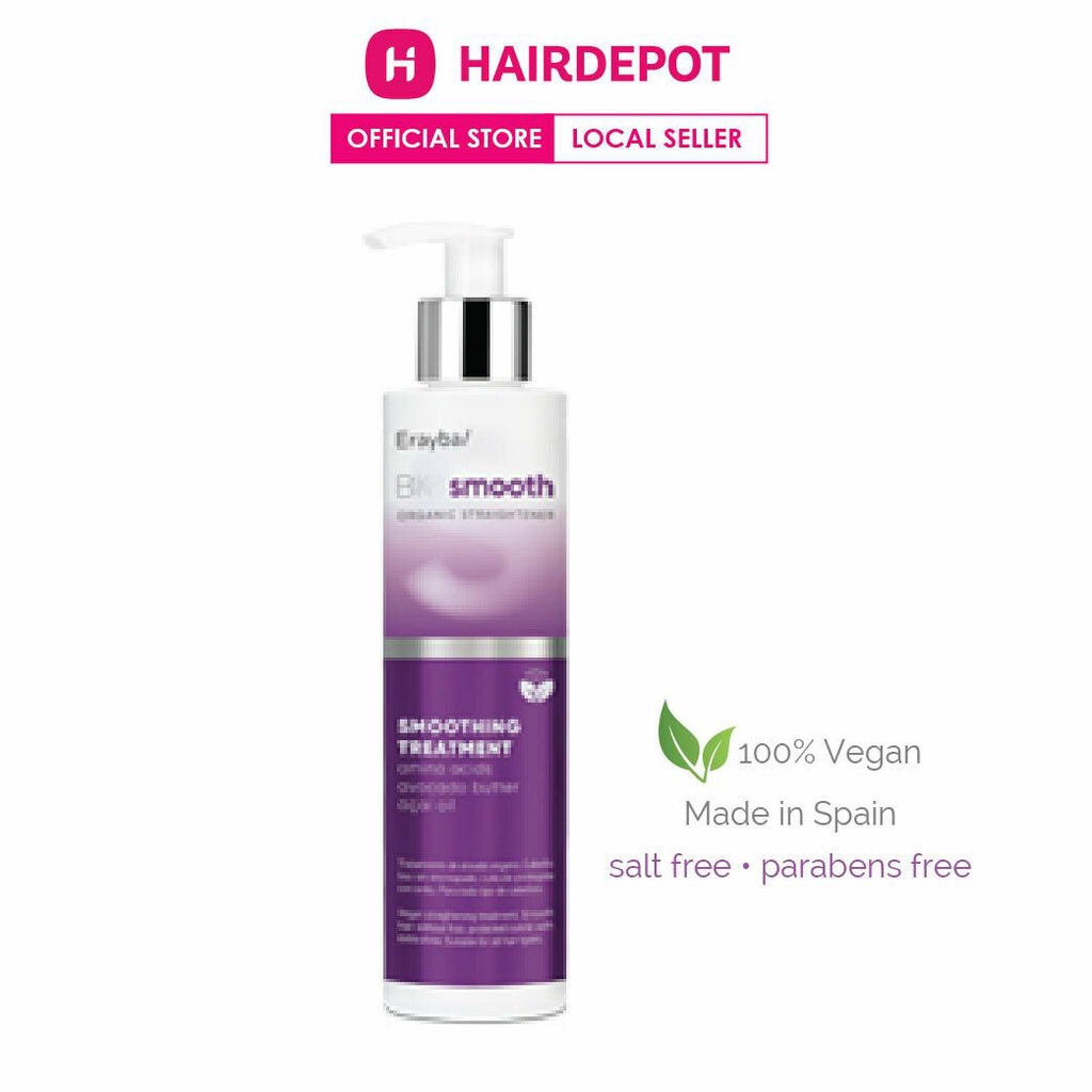 Erayba BIOsmooth Vegan Intensive Control frizzy Hair Treatment 200ml ...