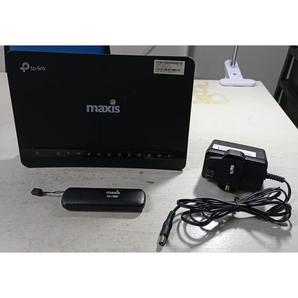 maxis tplink Archer C5v router 4G modem set | Shopee Malaysia