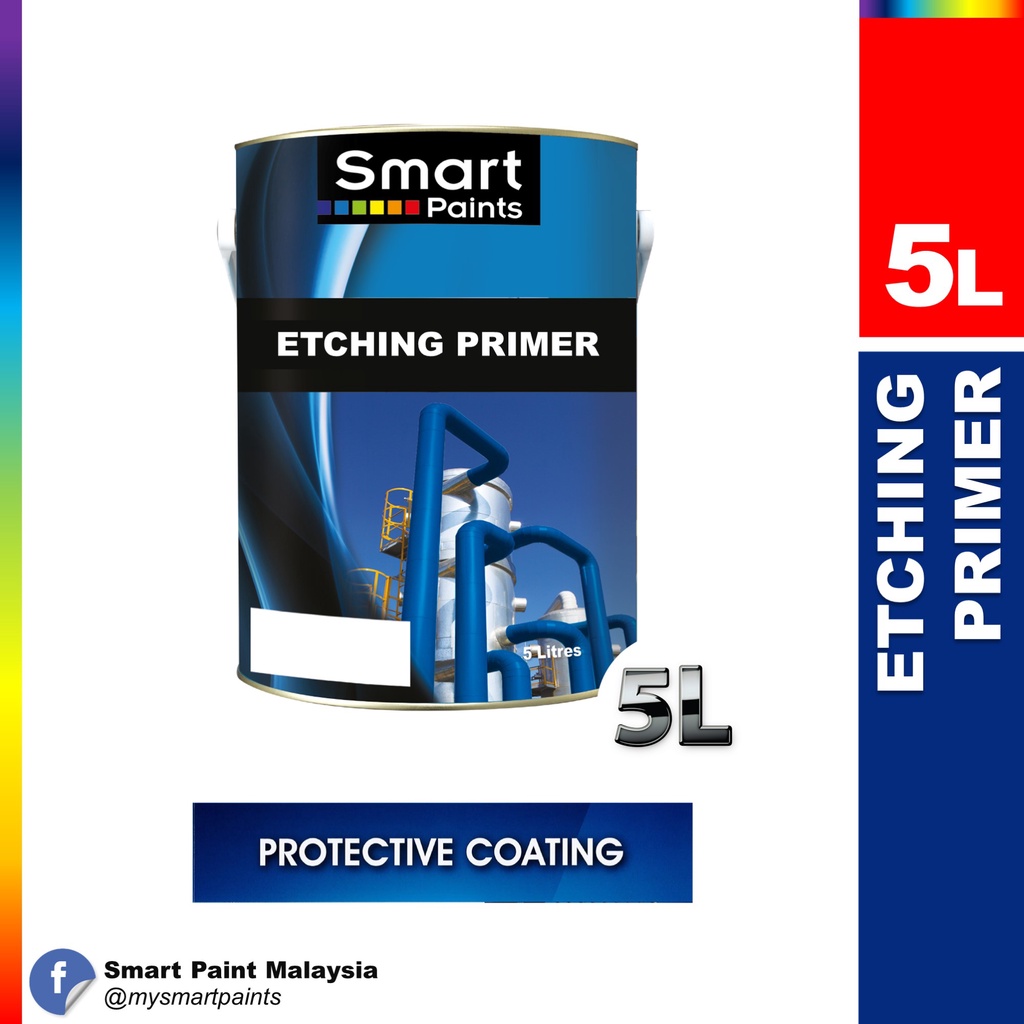 5L Smart Etching Primer 工业铁底漆 | Shopee Malaysia