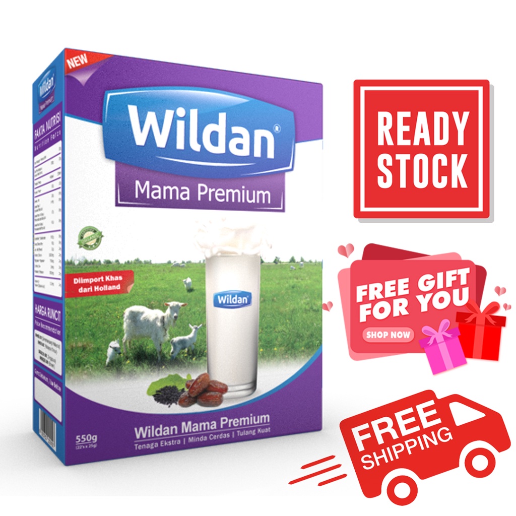 [READY STOCK] [FREE POSTAGE] [FREE GIFT] SUSU KAMBING WILDAN MAMA ...