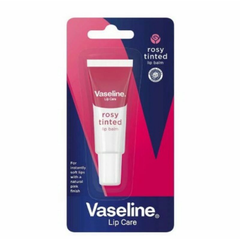 Vaseline Lip Care Balm Rosy Tinted Moisturizing & Brightening Lips 10g | Shopee Malaysia