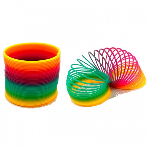 Kids Toy Bouncy Stretchy Slinky Rainbow Magic Spring Toys for Kids ...