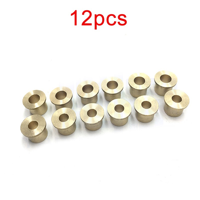 12pcs Mini Shafting Brass Bushing Shaft Diam 4mm/5mm Screw Bush Bearing ...