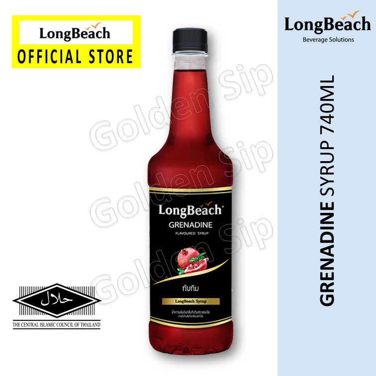 Long Beach Syrup Grenadine 740ml (READY STOCKS) | Shopee Malaysia