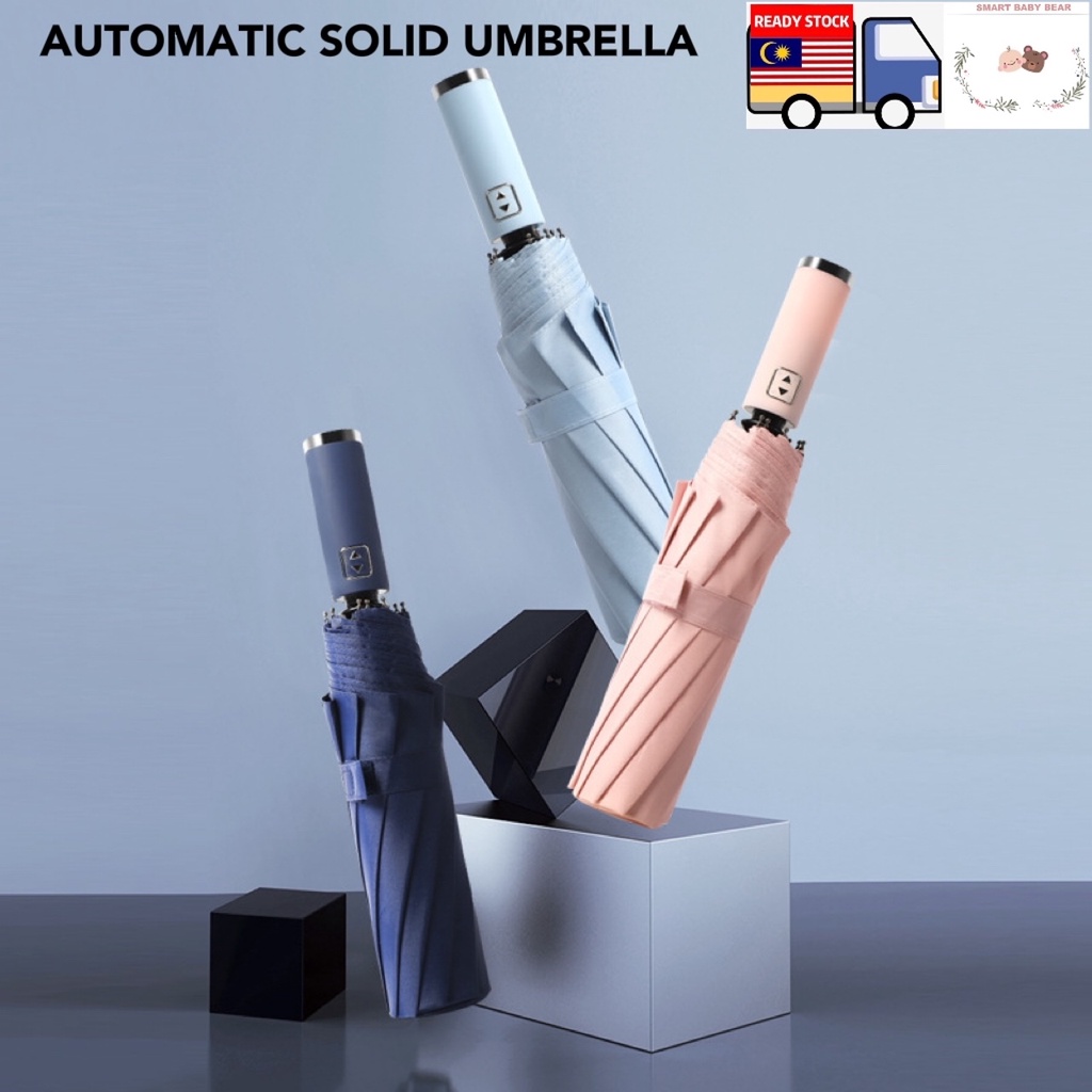 Auto umbrella 10 Bone Three Fold Anti-UV Sun,Rain Windproof Umbrella ...