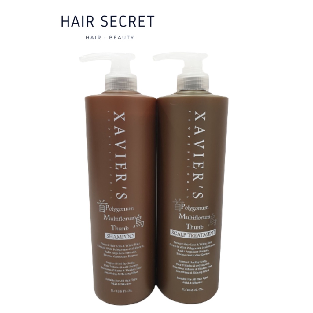 XAVIER'S 首鳥 Scalp Shampoo & Treatment (For Hair Loss & White Hair ...