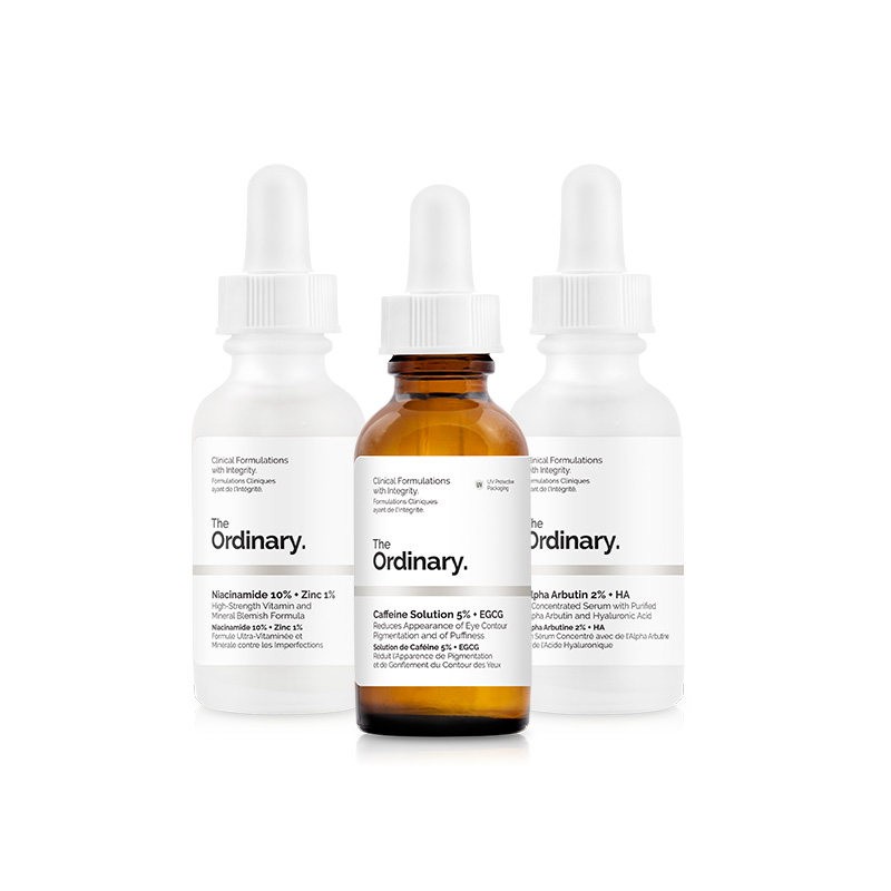 The Ordinary Collection 5% Caffeine/2% Hyaluronic Acid, Salicylic Acid ...