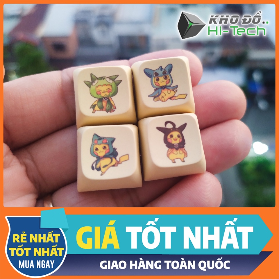 Pikachu XDA Odd XDA profiile 9.5mm keycap Button - Thick, High - No ...