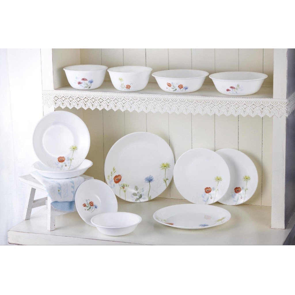 Corelle Loose Daisy Field (Dinner Plate/ Luncheon Plate/ Bread Plate ...