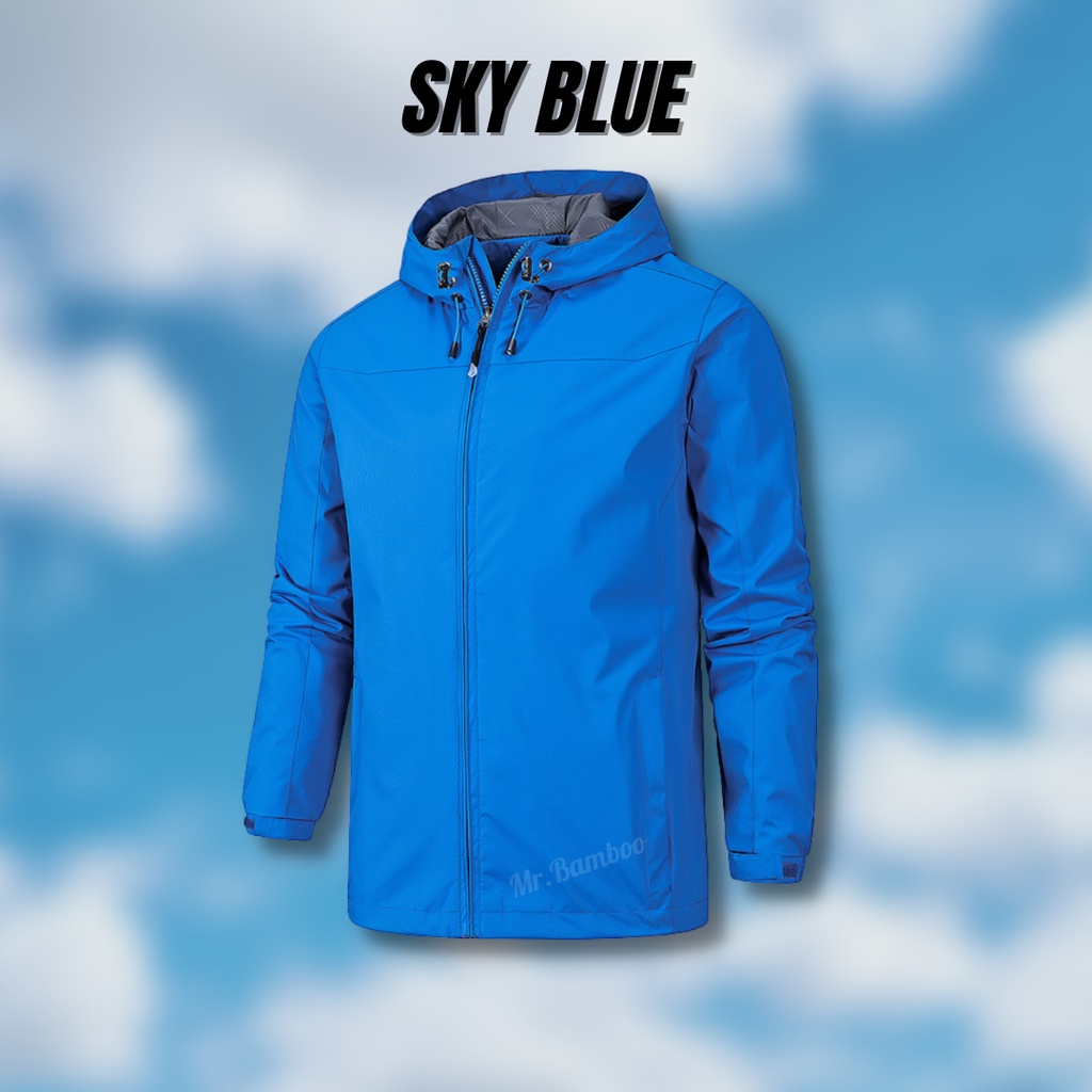🇲🇾 MR.BAMBOO Unisex Jacket Waterproof Outdoor Windbreaker Jaket Motor ...