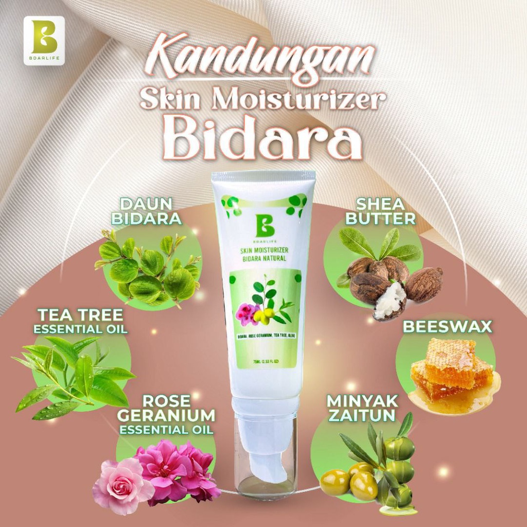 Skin Moisturizer Bidara Natural Bdarlife Pelembab Kulit dan Melegakan ...