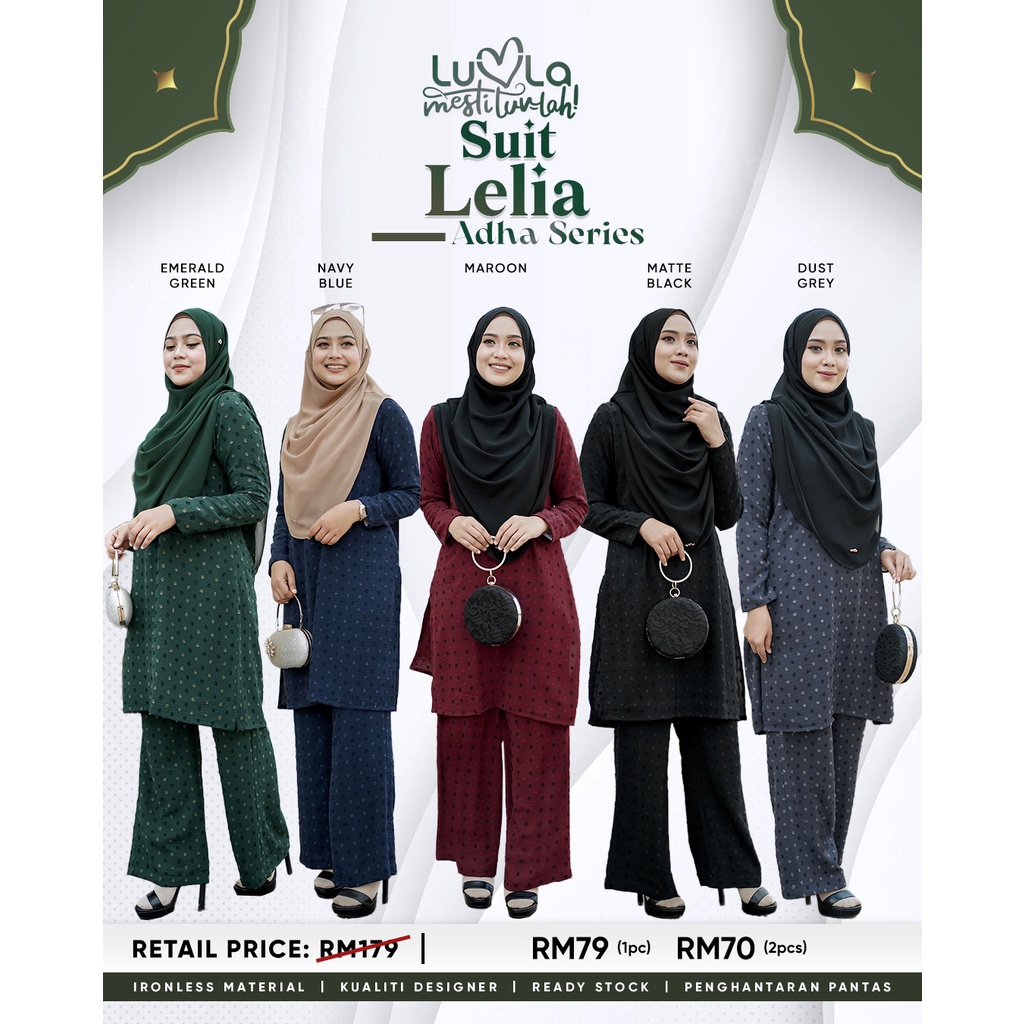 SUIT LELIA BY LUVLA HQ | Shopee Malaysia