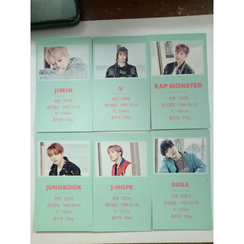 BTS YNWA You never walk alone album unofficial photocard | Shopee Malaysia