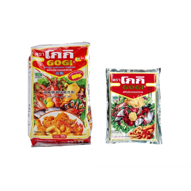 🔥Ready stock🔥Thai Gogi Tempura Flour 泰国高極牌调味煎炸粉 500GM 150GM | Shopee ...
