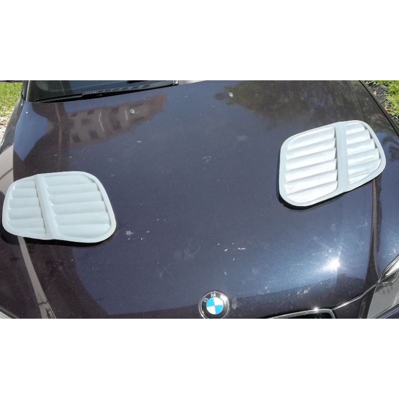 [ FIBERGLASS ] BMW E46 E39 E60 M3 GTR Vorsteiner Bonet Hood Vent Air ...