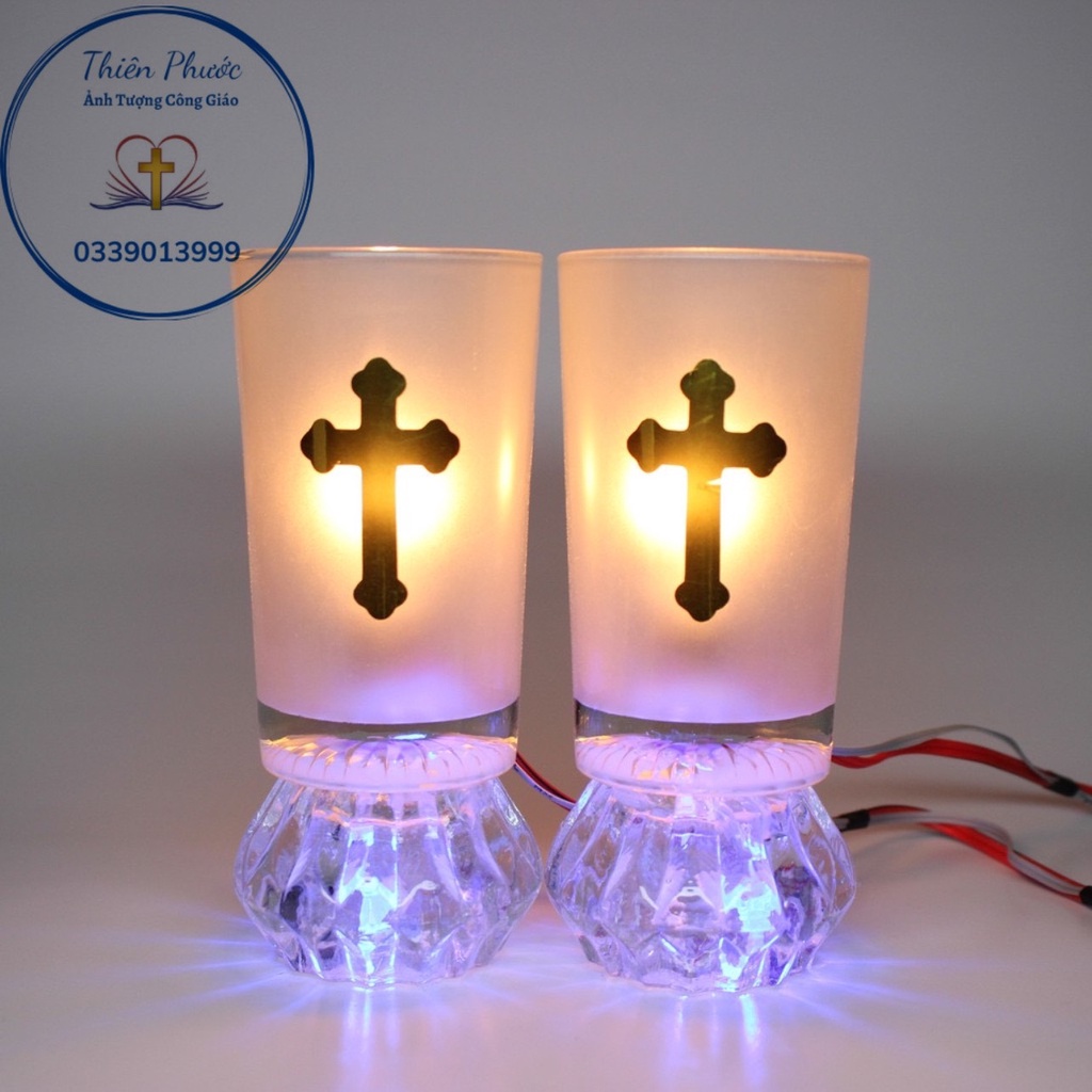Catholic Lamp - K6 Catholic Glass Electric Cup Lamp (14cm high ...