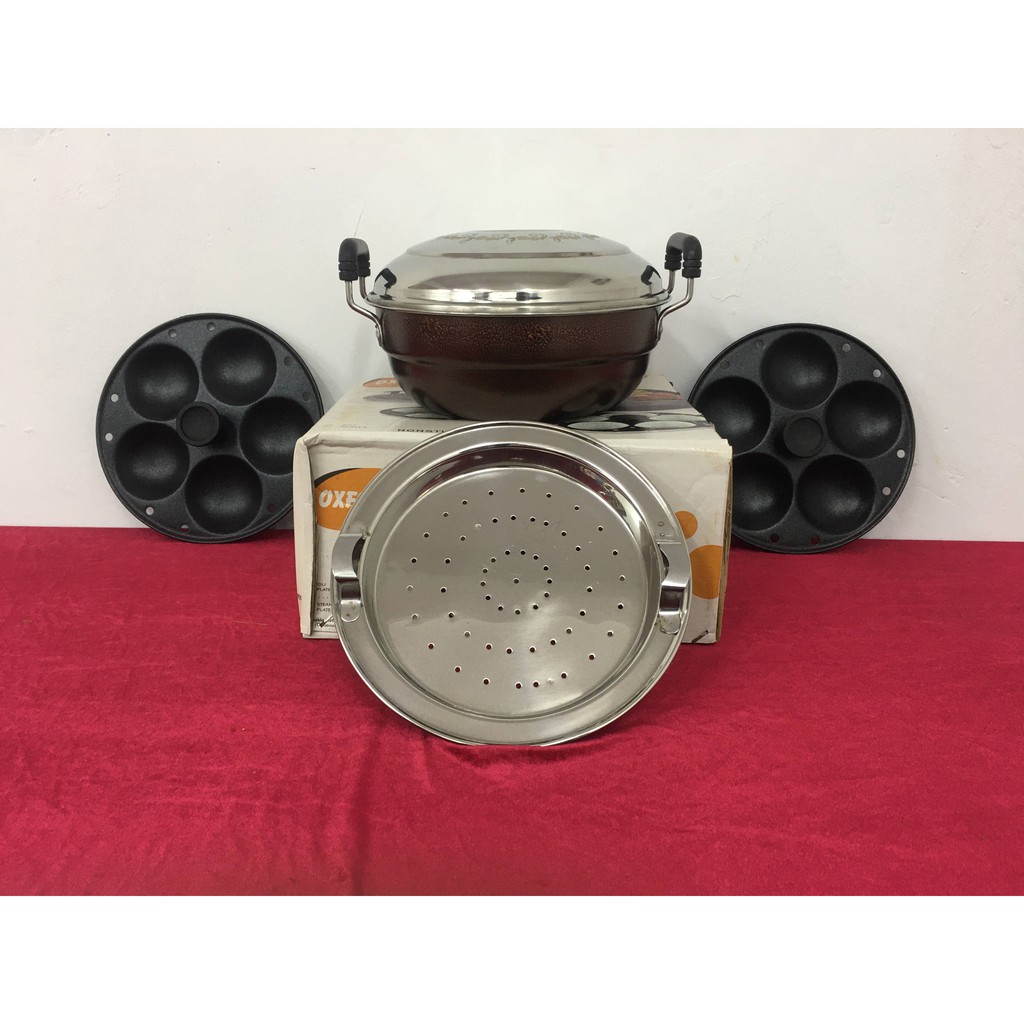 OXFORD Multikadai Idly Idli Maker /Steamer Pot /Non Stick Pot/ Cookware ...