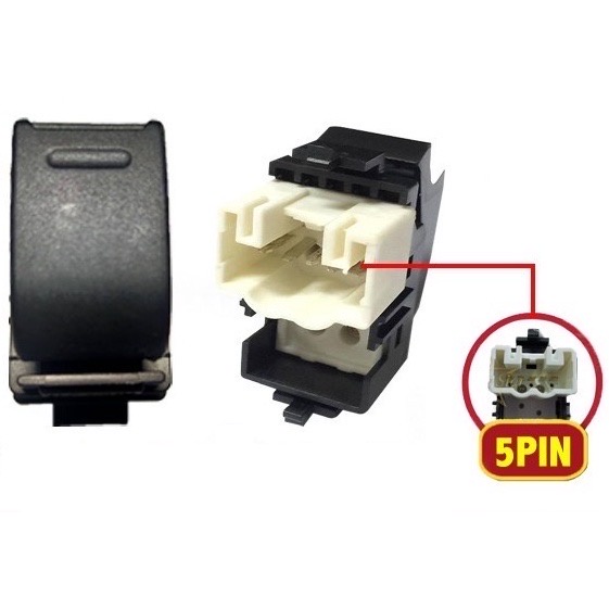 Toyota Unser / Land Cruiser Prado 90 - Power Window Switch / Suis ...