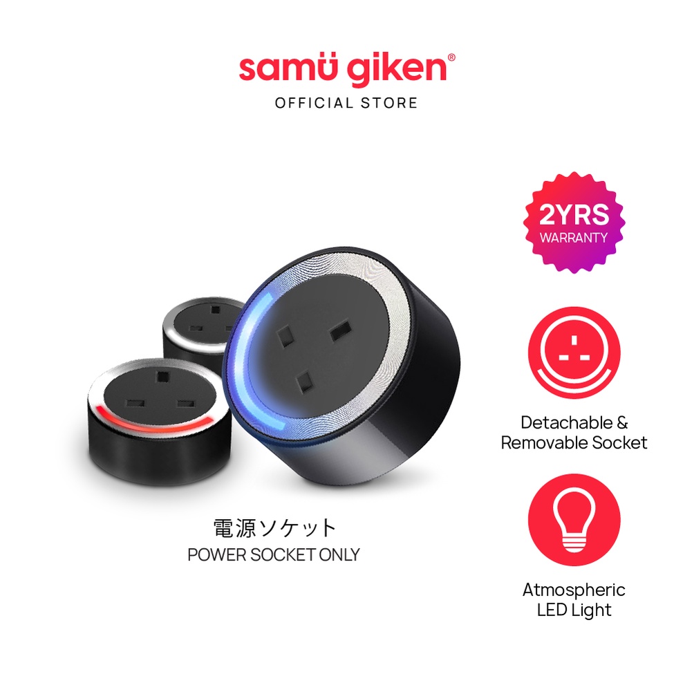 Samu Giken Soket Kuasa Boleh Tanggal | Removable Power Socket, Model: PS3P/ PSUNI/ PSUC | Shopee ...