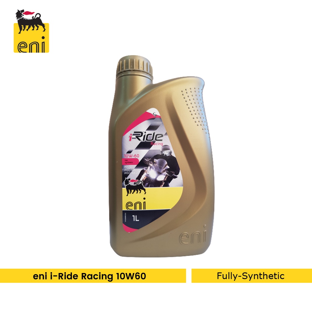 Eni i-Ride Racing 10W60 Fully Synthetic Motorcycle Engine Oil (1L ...