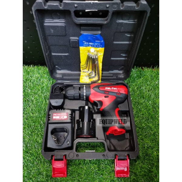 PNL-TEC M123 CORDLESS HAMMER IMPACT DRILL FOC 24 ITEM (12V) ITALY EUROPA LIKE MAKITA BOSCH ...