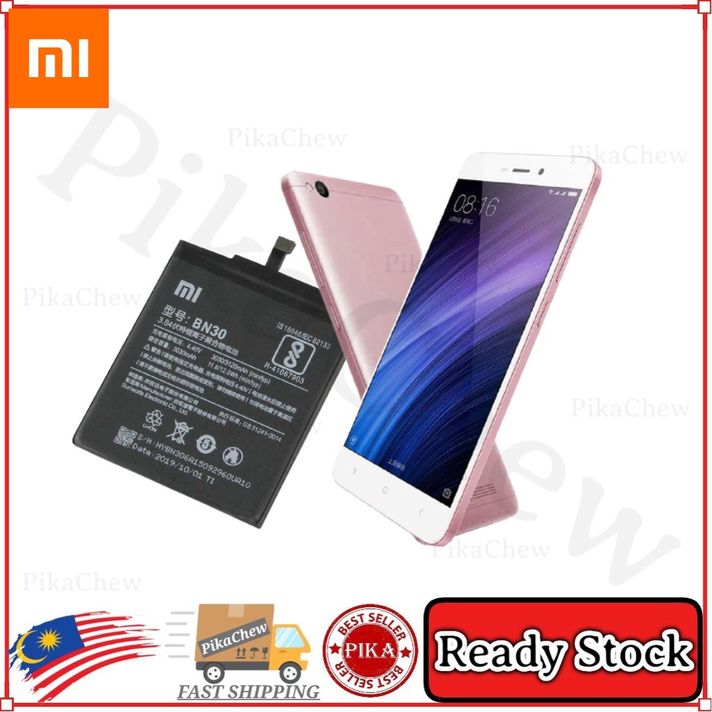 100% Original Xiaomi Redmi 4A Battery BN30 ( 3120mAh ) | Shopee Malaysia