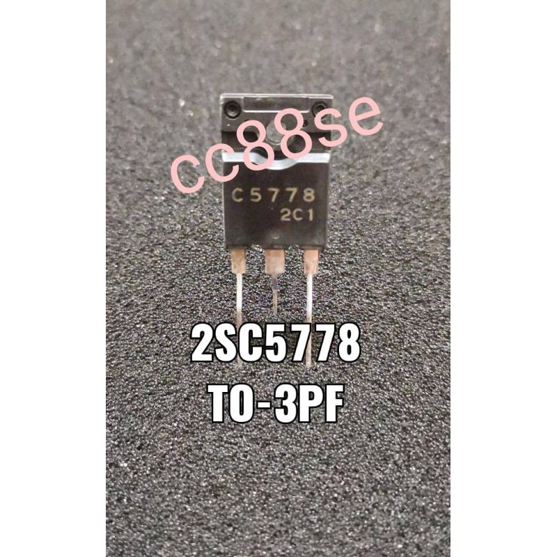 2SC5778 (D2578)NPN HORIZONTAL OUTPUT TRANSISTOR TO-3F SANYO | Shopee ...