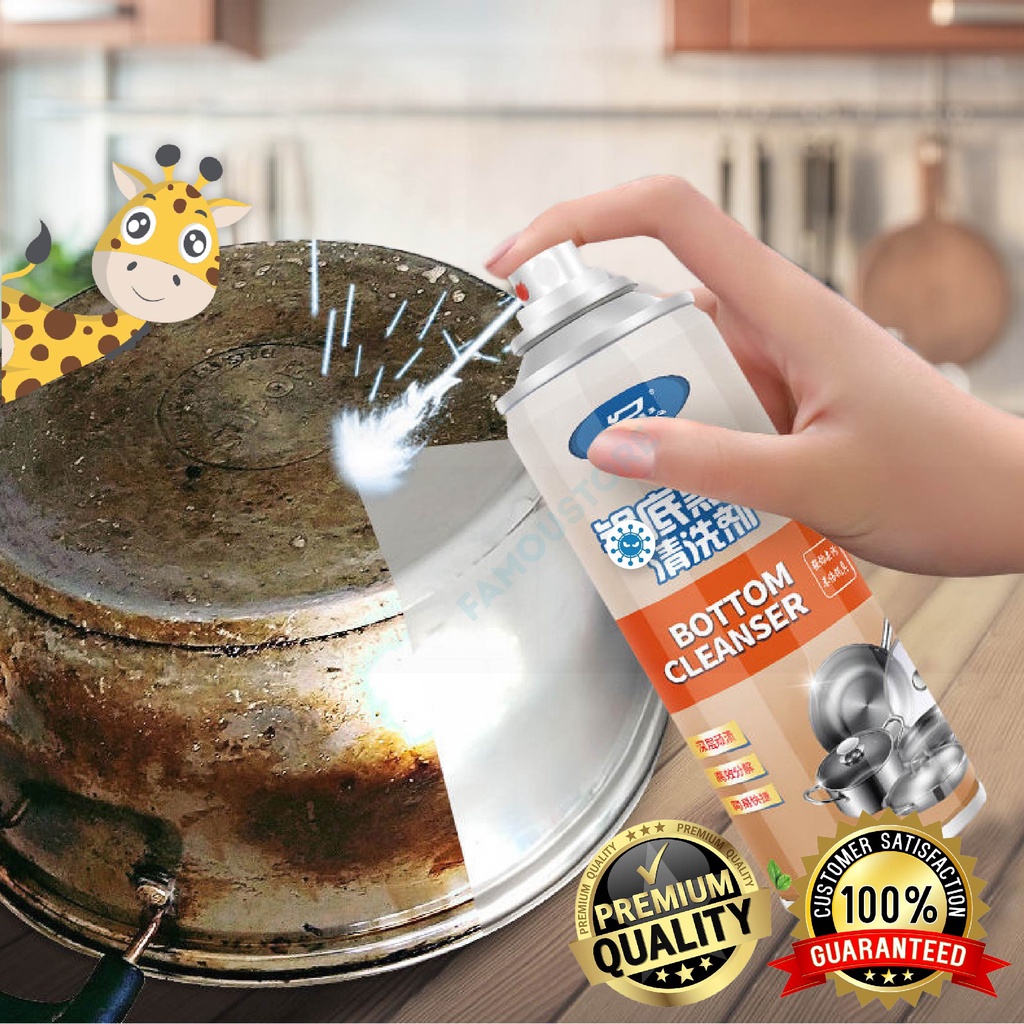 Wok Cookware Stain Cleaner Spray Magic Cookware Cleaning Pembersih ...