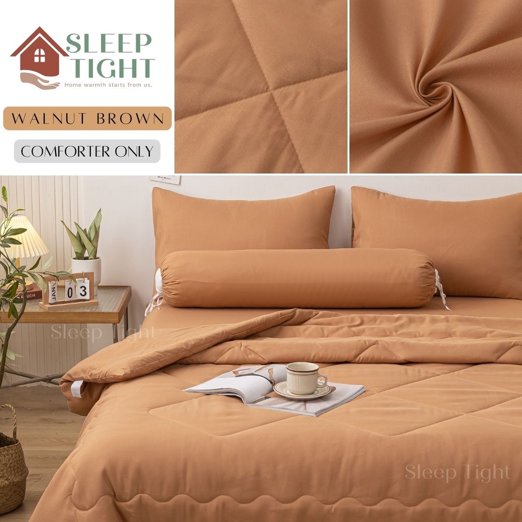 PLAIN COLOR COMFORTER | SELIMUT LEMBUT Single Queen High Quality ...