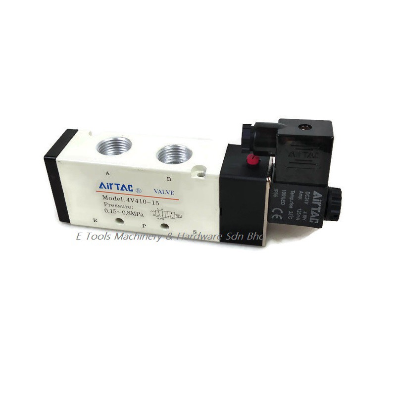 ORIGINAL AIRTAC 4V410-15 SINGLE SOLENOID VALVE | Shopee Malaysia