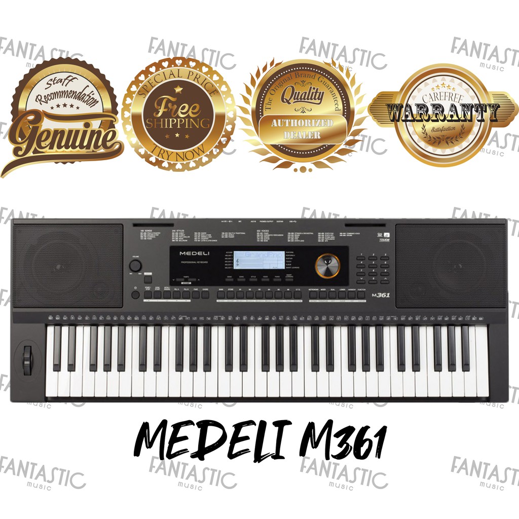 MEDELI M361-61-Note Touch Sensitive Keyboard | Shopee Malaysia