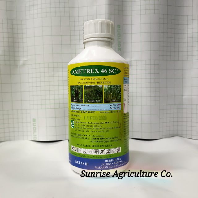 1L Ametrex 46sc /Racun Rumput/ Racun Susu /ametryn / bright resourse ...