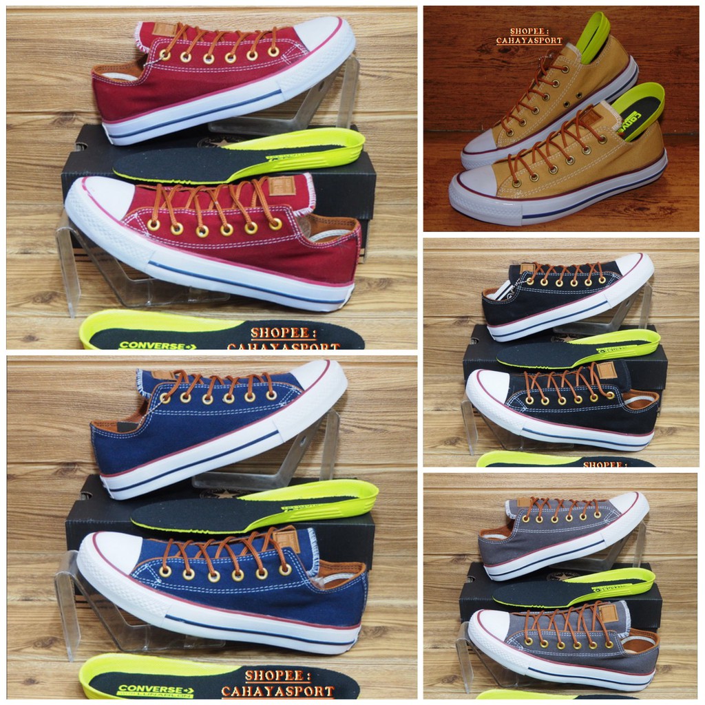 Converse ALL STAR CHUCK TAYLOR LOW PREMIUM CLASSIC GRADE ORI MADE IN ...