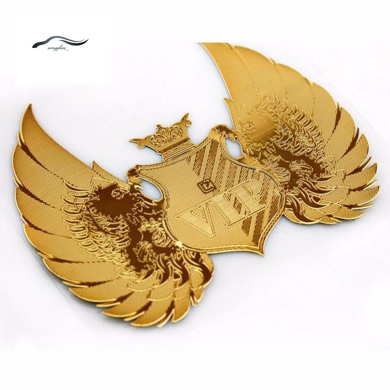 3D VIP Logo Car Stickers Auto Alloy Emblem Symbol Creative Personalized ...