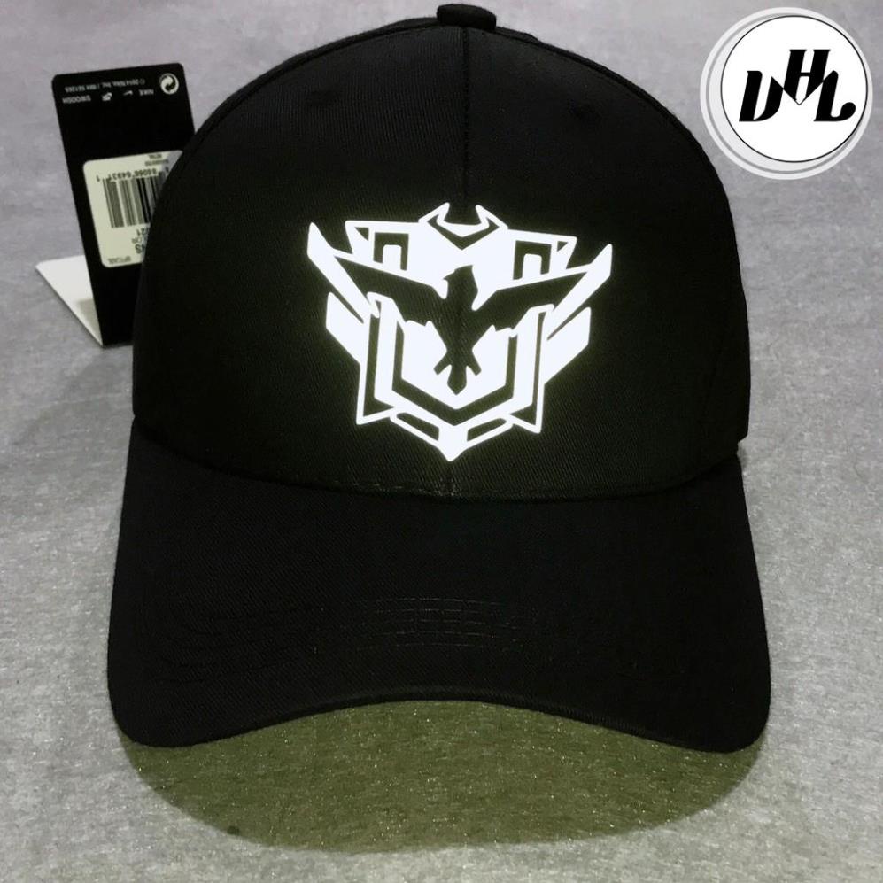 Free Fire Hat Reflective Logo Printed In 2 Positions Front and Back ...