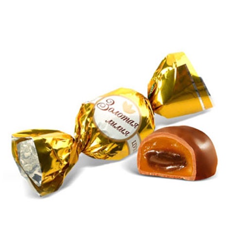 Yellow Lily Cotton Chocolate Candy Russian Standard 1kg | Shopee Malaysia
